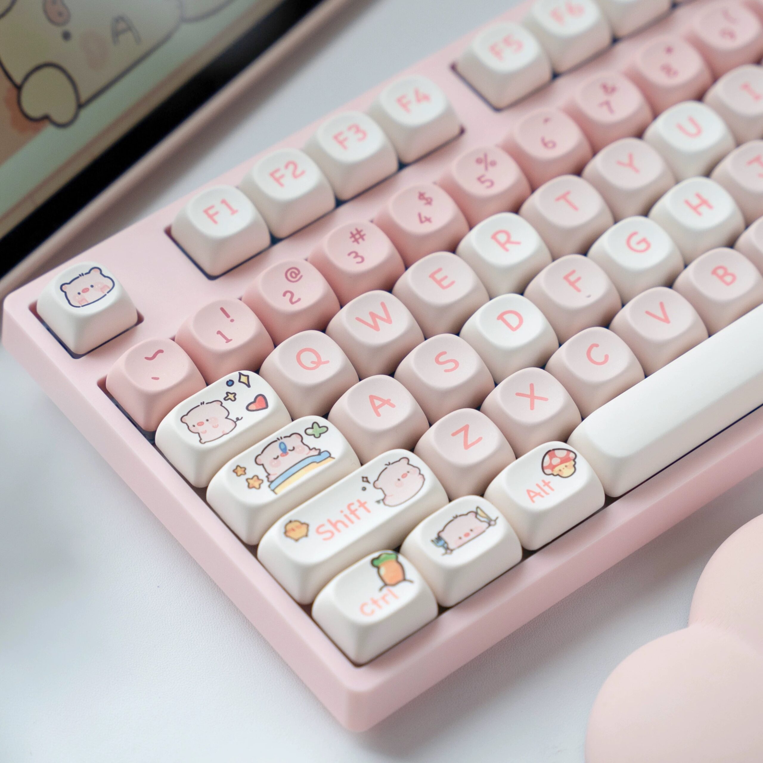 Akko Mog Profile Bun Wonderland Keycaps (138 keys) - KawaiiKeys