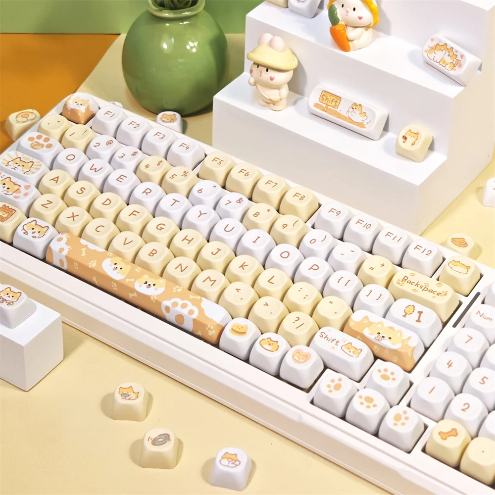Kawaii Matcha Puppy Mao Profile Keycaps (95 Keys) - Limited Edition ...