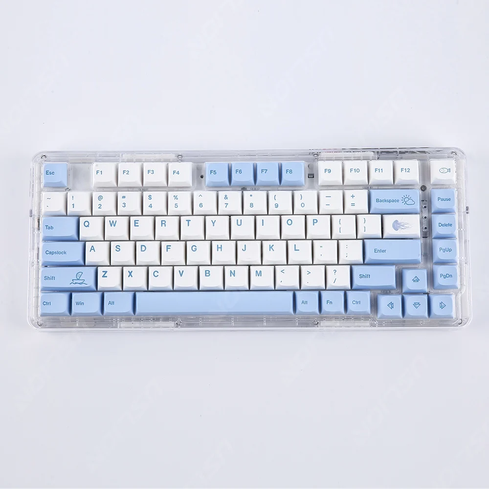 Kawaii Ocean Whale Theme XDA Profile Keycaps (133 Keys) - KawaiiKeys