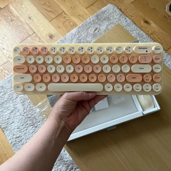 Kawaii Candy Pastel Colorful Wireless Keyboard Set - KawaiiKeys